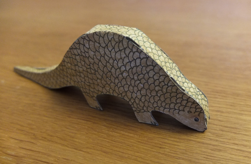 Pango-mom and pangopup colouring | Rachel L Shaw